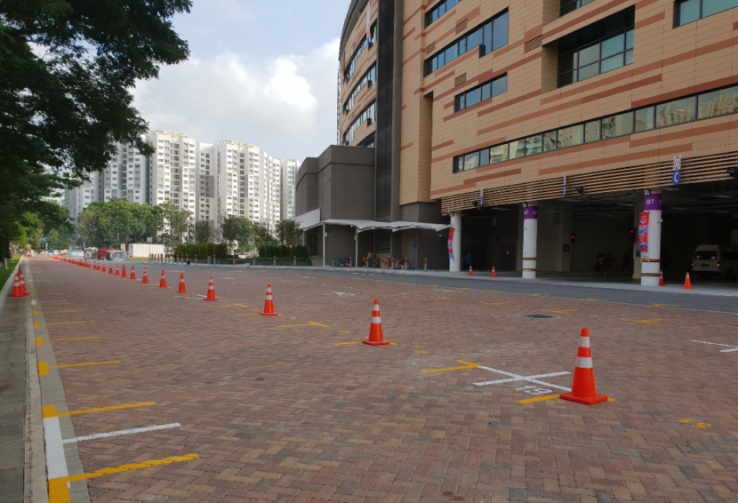 Bus Bay Interlocking Paver Driveway - BA Contracts Pte Ltd